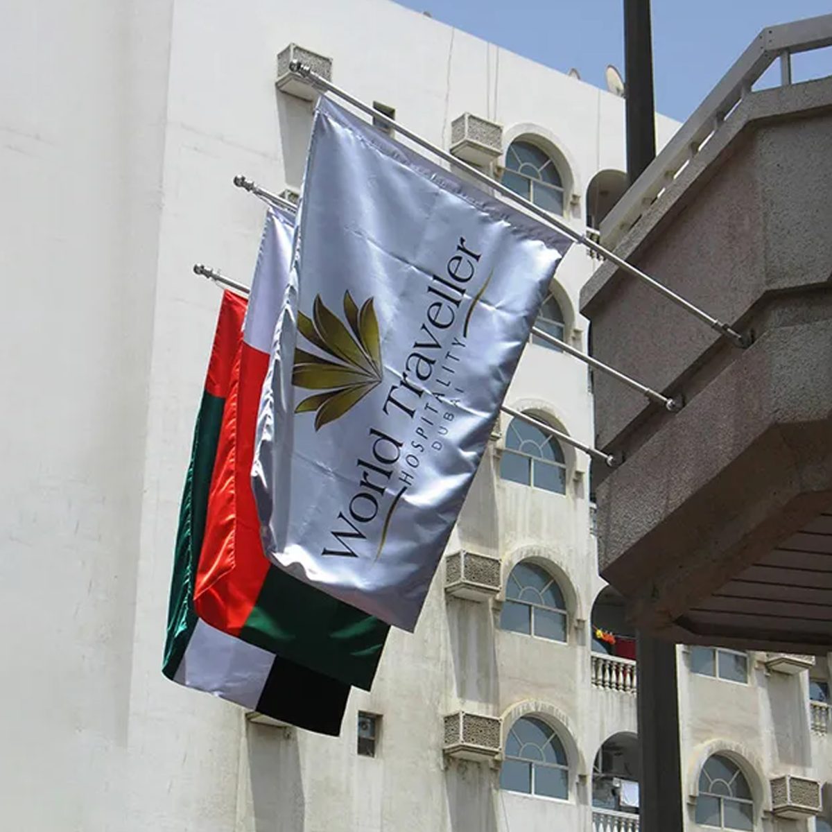 Buy Best Wall Mounted Flag Pole UAE | Flag Wall Mount